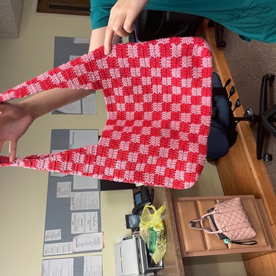 Pattern Bundle PDF Crochet Checkerboard Bag Mini Checkerboard Bag With VIDEO Link and Tutorial ...