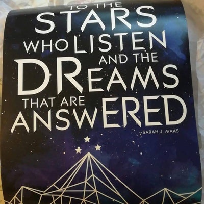 ACOMAF Printable Poster to the Stars Who Rhysand ACOWAR - Etsy