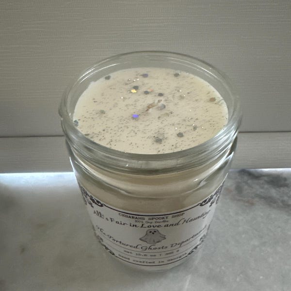 Bee Happy Candle, Positive Energy Candles, Crystal & Herb Candle, Soy ...