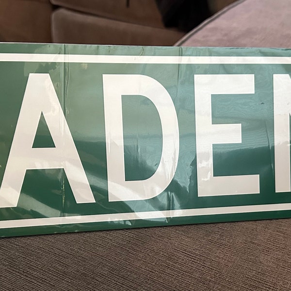 Custom Street Sign, Metal Street Sign, Personalized Street Sign, Make ...