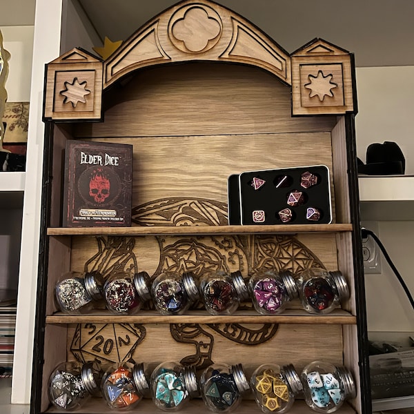 Potion Dice Wall Display - Laser Cut File - 3mm, 1/8 Inch SVG, PDF - Etsy