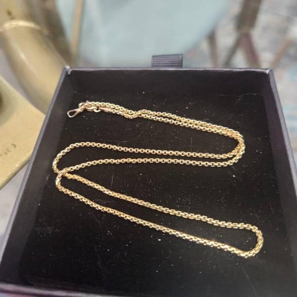 14K Solid Gold Byzantine Chain Necklace - 3.5mm King Chain - Etsy