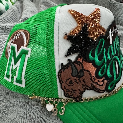Longhorn Embroidered Iron on Patch for Hats, Clothing and Bags Trucker ...