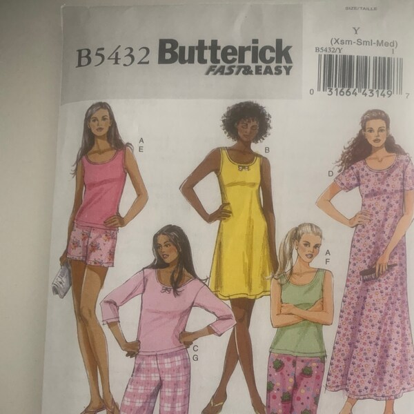 Sewing Pattern Women's Nightgown Pattern, Easy Pajamas Pattern, Sleep ...