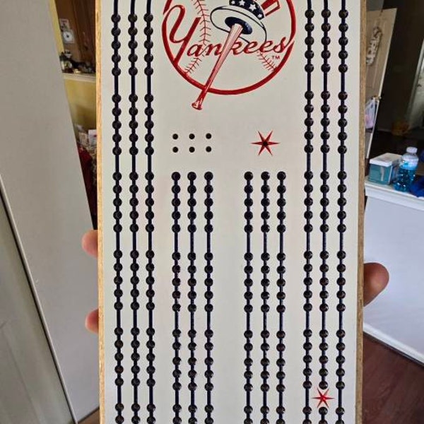 Extra Large Cribbage Board With Large Metal Pegs FREE SHIPPING in ...
