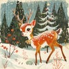 Cute Christmas Mice Clipart Watercolor Digital Paper Bundle 12 PNG ...