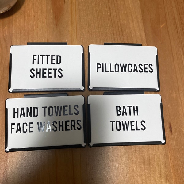 Custom Pantry/laundry/linen Closet Labels - Large - Etsy