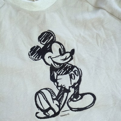 Mini Mouse Outline Embroidery Design Fill Stitch Machine Embroidery ...