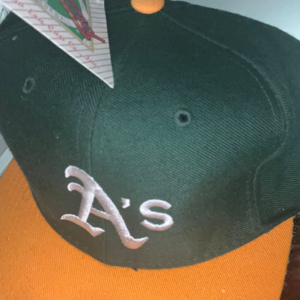 Vintage Oakland A's Athletics New Era Fitted Hat Cap Size 7 3/4 Nwot ...