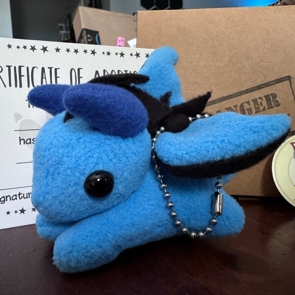 Customizable Plush Dragon Keychain - Etsy