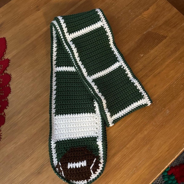 Football Scarf Pattern, Crochet - Etsy
