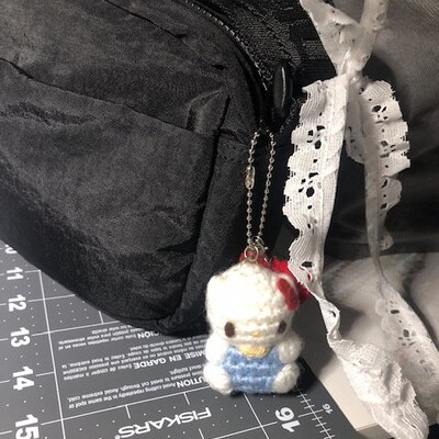 Crochet Sanrio Character Keychains Cute Hello Kitty Cinnamoroll ...