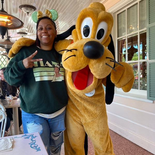 Retro Disney Princess Tiana Sweatshirt, Disney Princess Sweatshirt ...