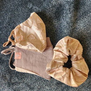 Sahara Metallic Reversible Face Masks Metallic Leopard Face Masks Nose ...