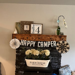 Adventure Happy Camper Banner One Happy Camper Wild One Camp Theme ...