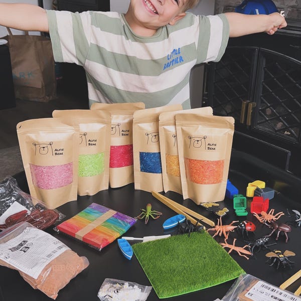 Digger Set Building Site Play Tray Sensory Digger Kit Building Site ...