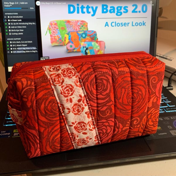 Ditty Bags 2.0 Pattern by Annie Zipper Compartments Sewing Organizer ...