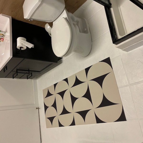 EZRA Art Mat, Red Vinyl Protective Mat, Persian/turkish Design ...