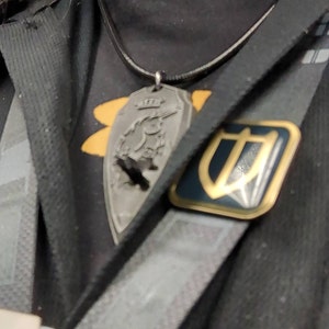 FFXIV Haurchefant Greystone Shield Pendant Keychain Shadowbringers ...