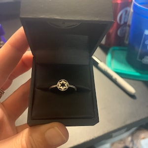 Hammer Finish Signet Ring | Etsy