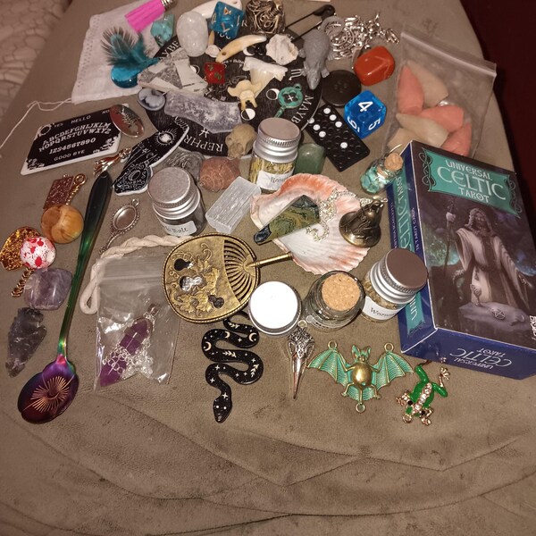 Witchcraft Kit Medium 35 Items, Witchcraft Supplies, Wicca Supplies ...