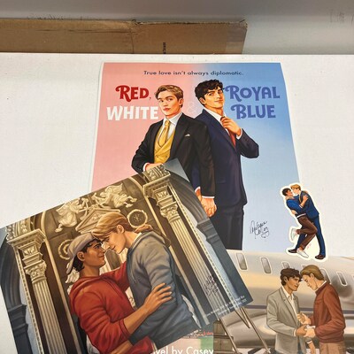 Luc and Oliver From BOYFRIEND MATERIAL 8x10 Matte Print - Etsy