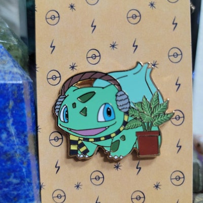 Wizard Pin Magical Bulbasaur Wizard Bulbasaur Pin House Lapel Pin ...