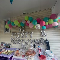 30 Flirty and Thriving Balloon Banner: 30th Birthday Party Decor - Etsy ...