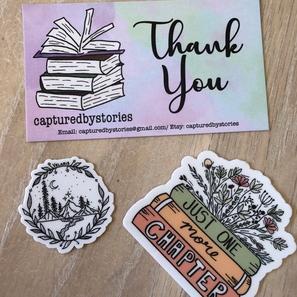 Just One More Chapter Sticker - Etsy