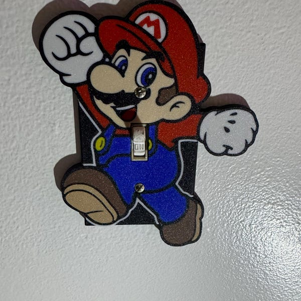 BOO Mario Bros. Light Switch Cover Plate-rocker Nintendo Video Game ...