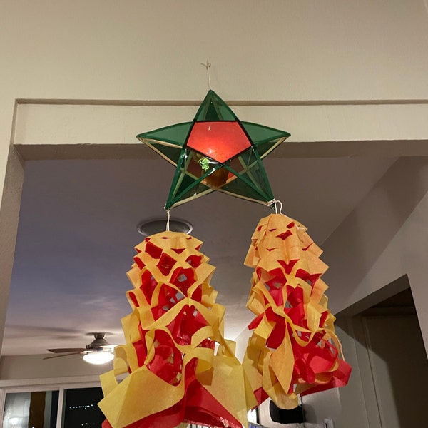 Large Parol Frame 15" for Parol Making, Christmas Star for DIY Decors ...