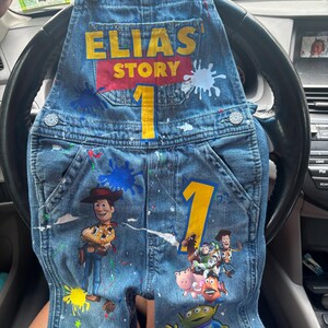 Girls TWO Fast Custom Personalized Character Denim Overalls, Overall ...