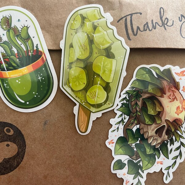 Popsicle Stickers - Transparent Stickers - Popstickles - Butter ...