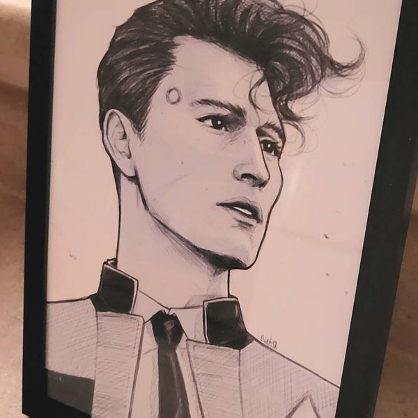 DBH Connor, North & Markus, A4 Kunstdruck, Detroit Become Human ...