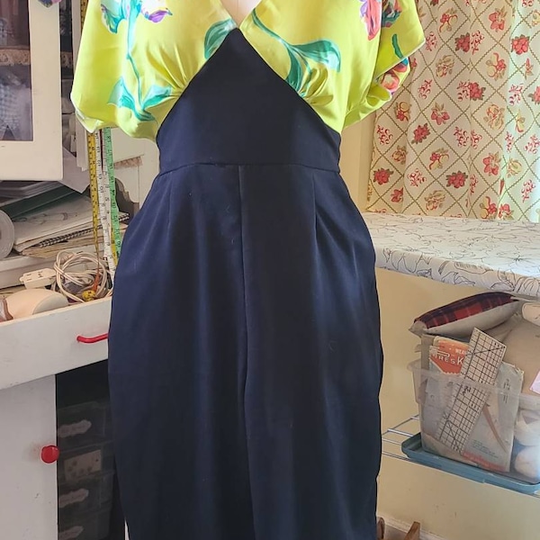 Sew Love Patterns, Springe Jumpsuit Pdf Sewing Pattern - Wide Leg Jumpsuit With Playsuit Option ...