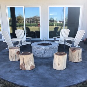 Tree Stump Side Table Timber End Table Tree Log Table Base | Etsy