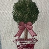 Chinoiserie Topiary Embroidery - Blue Willow - Machine Embroidery File ...