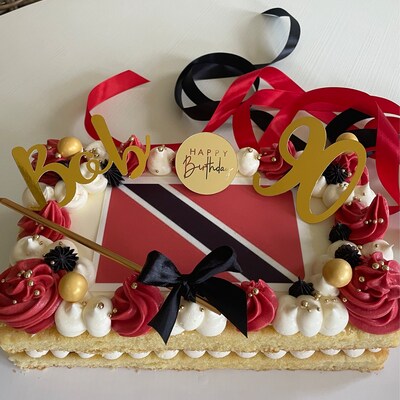 Sheet Cake Topper, Happy Birthday Sheet Topper, Personalised Custom ...