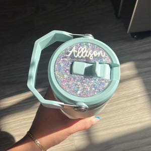 Stanley 40/30oz Cup Name Plate ghost Stanley Topper Personalized ...