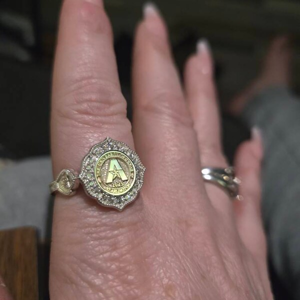 Class Ring , Woman College Ring , Graduation Ring , Graduation Gift ...
