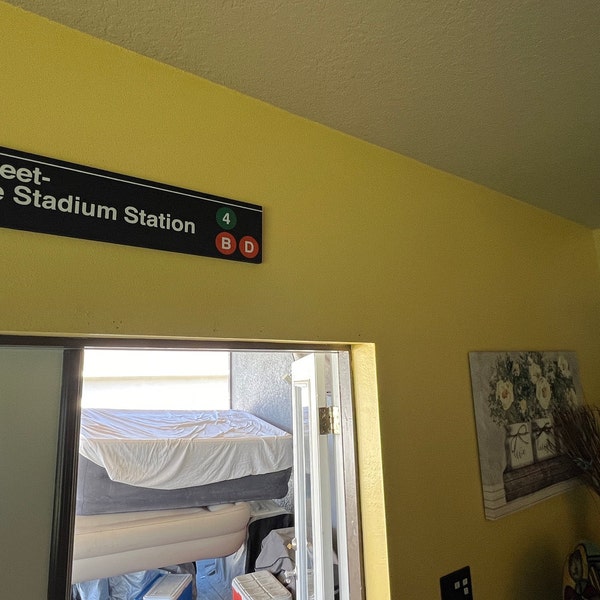 161 Street- Yankee Stadium Station - New York City Subway Sign - Wood ...