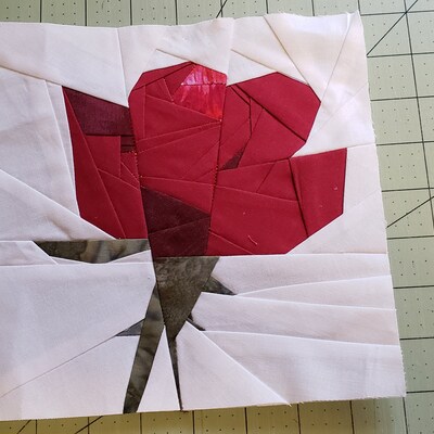 Rose, 9 Quilt Block Foundation Paper Pieced Pattern - Etsy