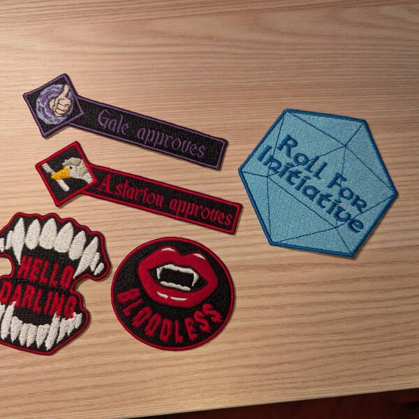 Dnd Merit Badge, Dungeons and Dragons Achievement Patches, Table Top ...