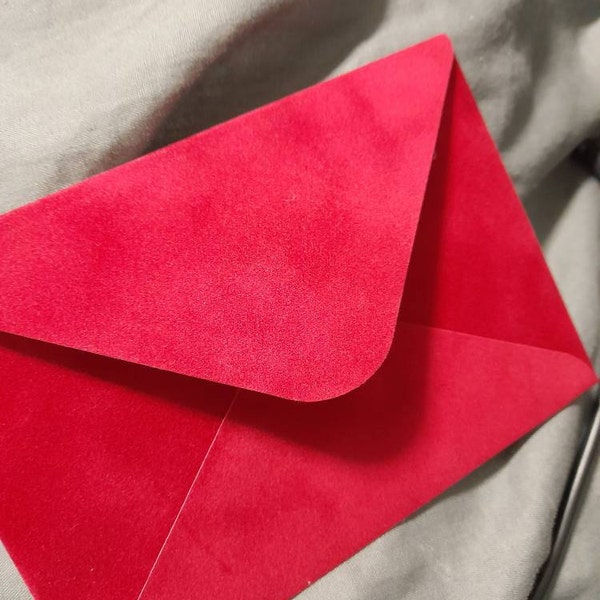 Exclusive Navy Blue Velvet Envelopes C6 - Etsy