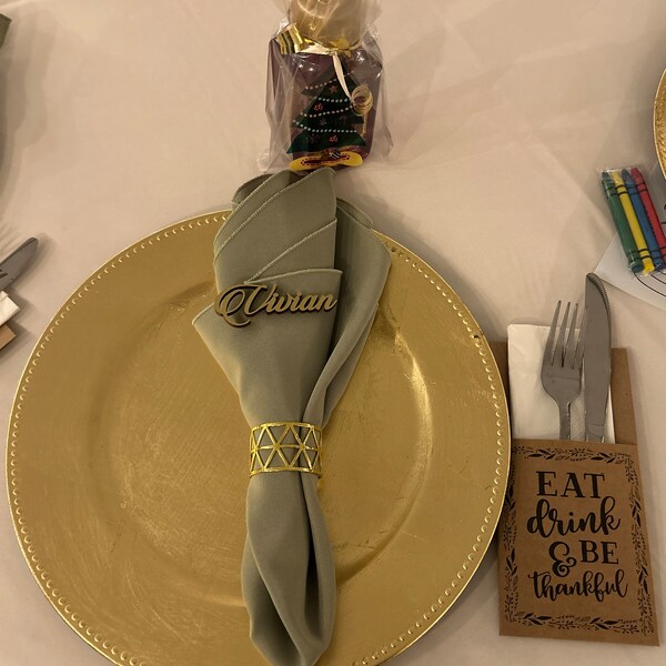 Calligraphy Place Cards, Table Name Tags, Wedding Name Plates, Table ...