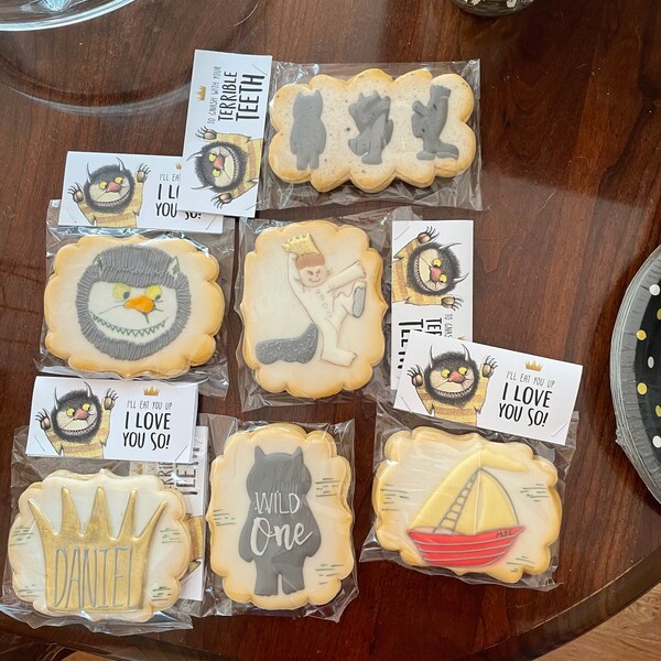 Where the Wild Things Are Cookies - Etsy