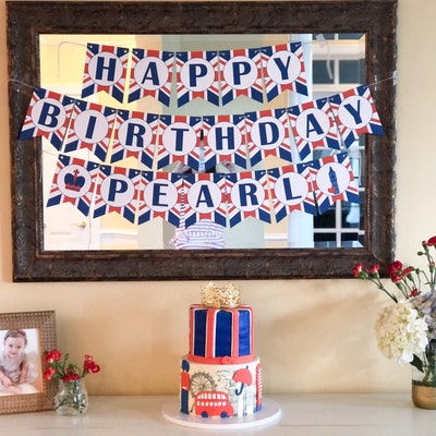 England Party Decor Mini Pack. UK, London, British Party Decorations ...