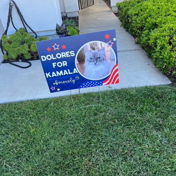 Dogs for Kamala Yard Sign, Dog Moms for Harris Sign, Dog Dads for ...