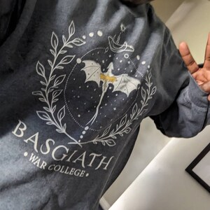 Basgiath War College Shirt, Fourth Wing Sweatshirt, Dragon Rider Shirt ...
