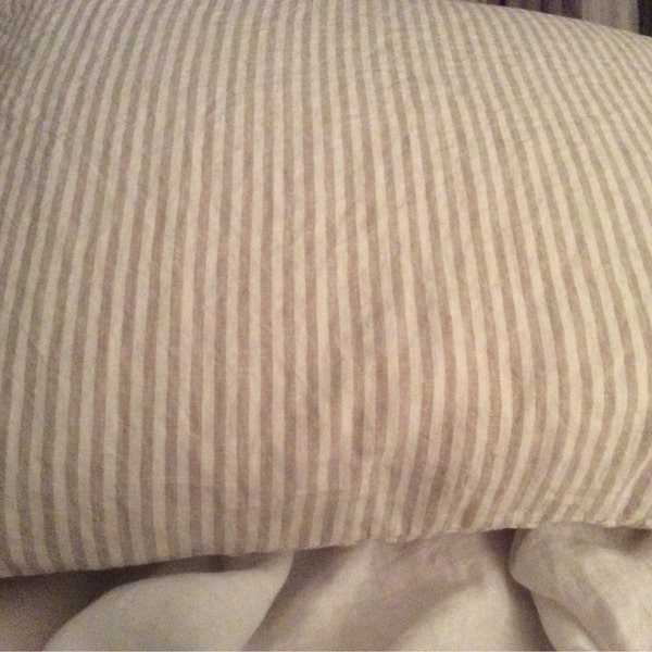 Linen Back Envelope Pillowcase - Linen Pillow Sham - Linen Pillow Case ...